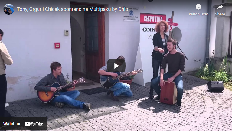Tony, Grgur i Chicak spontano na Multipaku by Chip – Singtrix